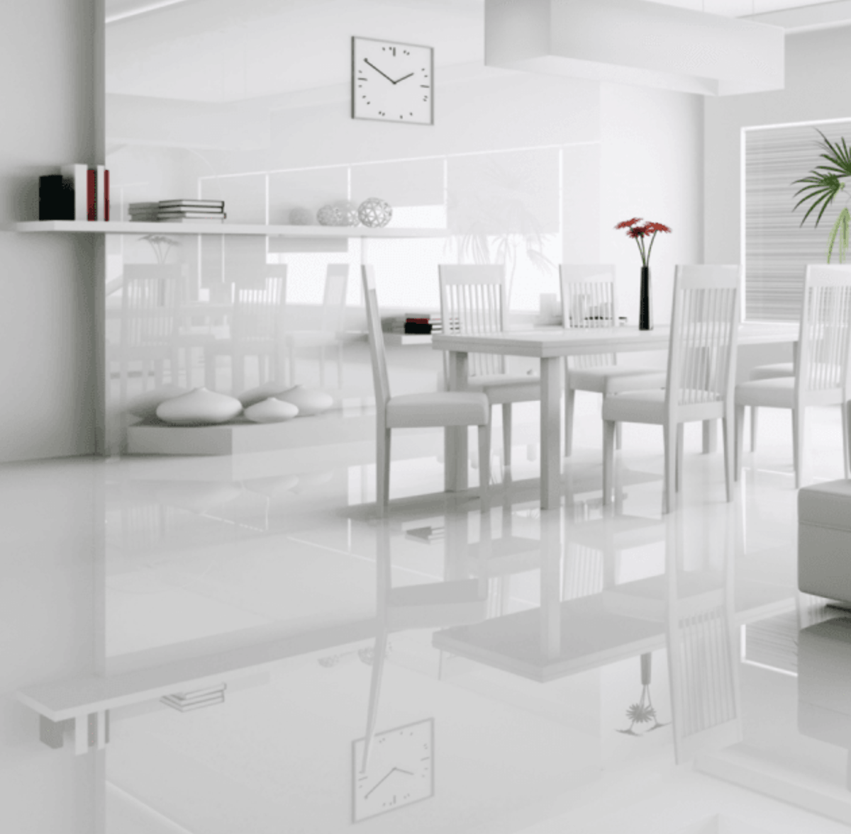 Liberty Lustre Flawless White High Gloss MAX Laminate Flooring 8mm (18 ...